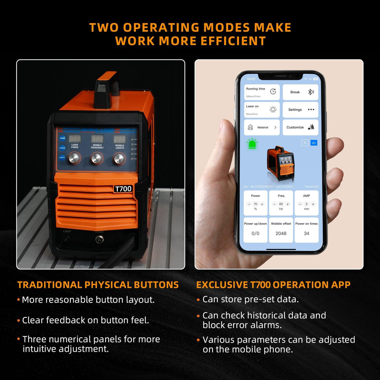 Herolaser T1 Laser Welding Machine Handheld 700W Fiber Laser Welder