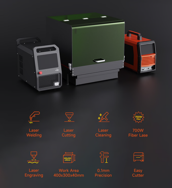 Herolaser E700-The World’s Smallest 3-in-1 Laser Workstation